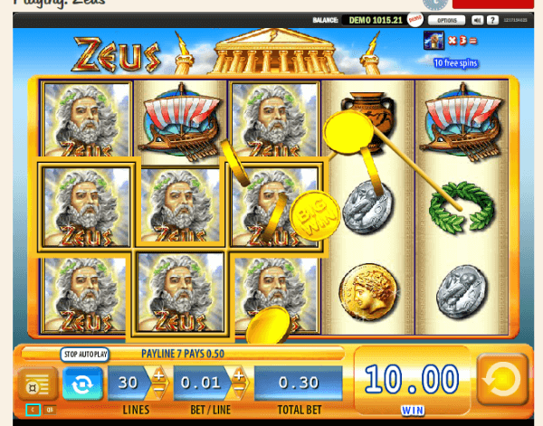 Zeus Slot Review 2022 Bonuses Play Now - BigWinGuide